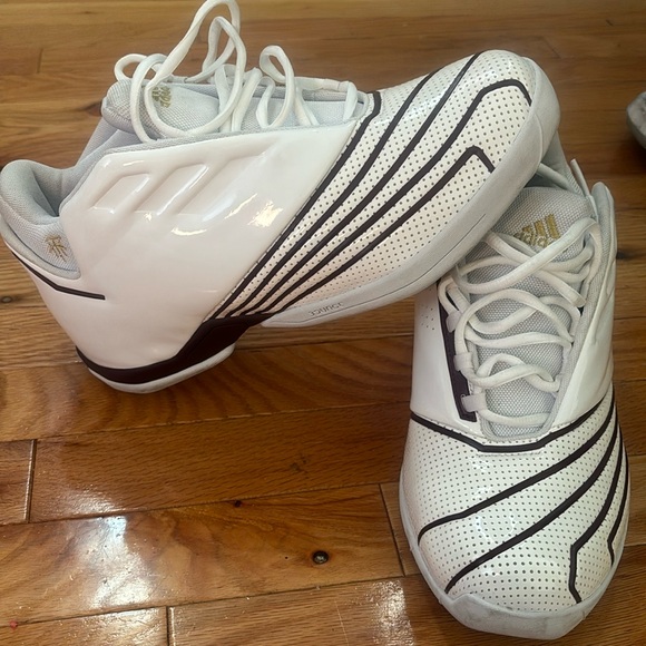 adidas | Shoes | Adidas Tmac 2 Restomod White Maroon Mens 95 Like Brand ...